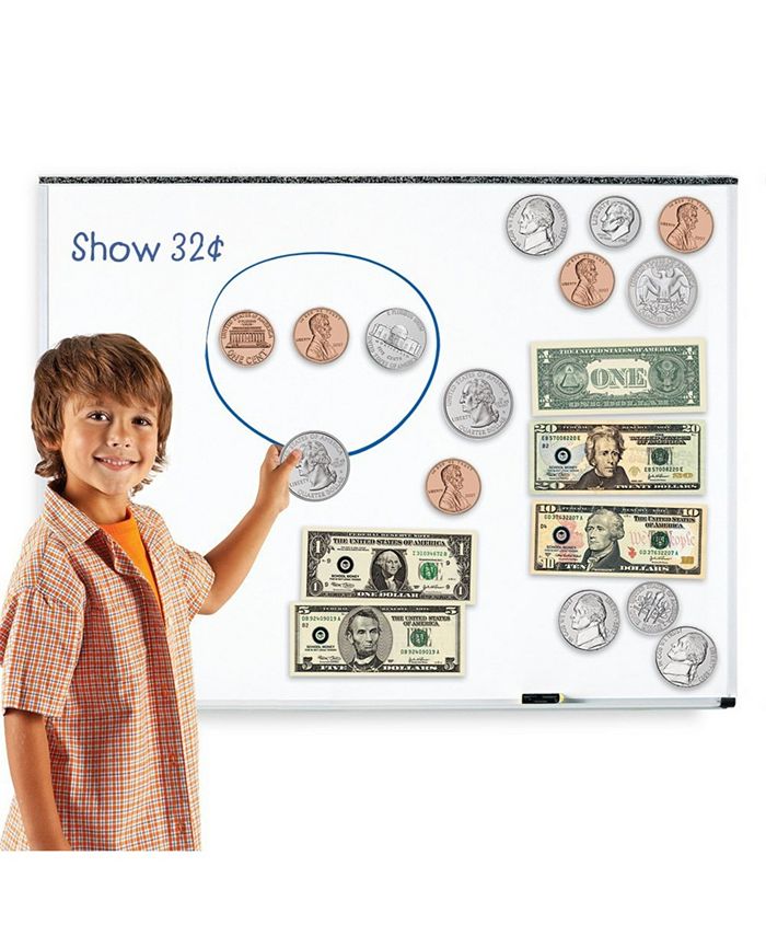 Learning Resources Double Sided Magnetic Money - Macy's