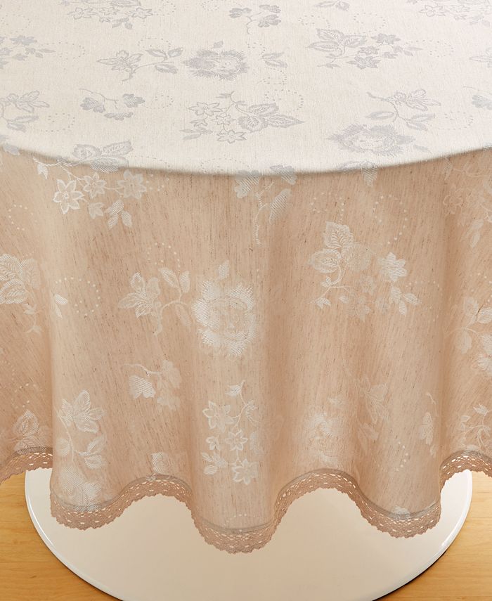 Lenox Gabrielle 70" Round Tablecloth - Macy's