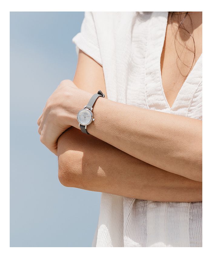 RUMBATIME Venice Gem Silicone Women's Watch Pewter - Macy's