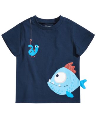 First Impressions Baby Boys Fish Graphic T-Shirt, Created for Macy's ...