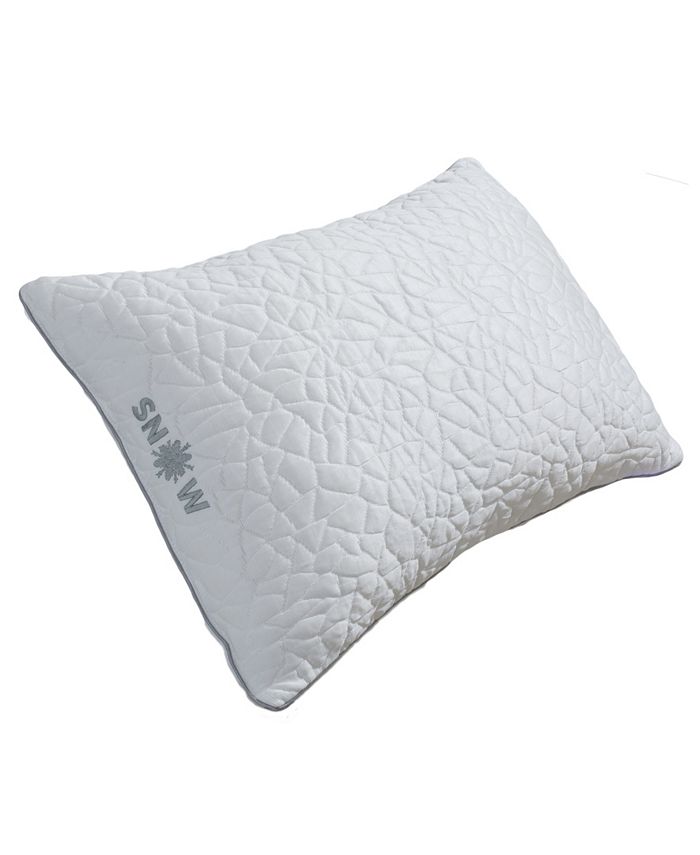 Protect-A-Bed Multi-Position Medium Firm Snow Cooling Pillow With ...