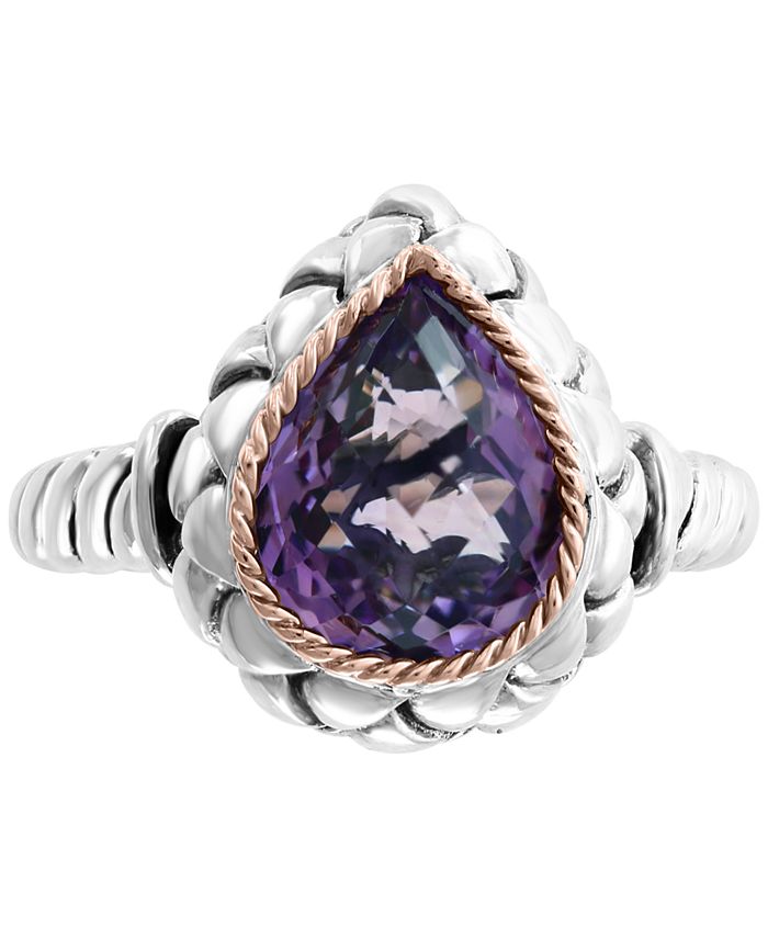 EFFY Collection EFFY® Amethyst Ring (3-5/8 ct. t.w.) in Sterling Silver ...