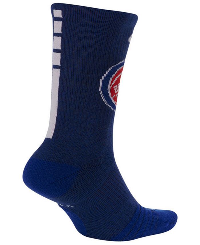 Nike Men's Detroit Pistons Elite Team Crew Socks - Macy's