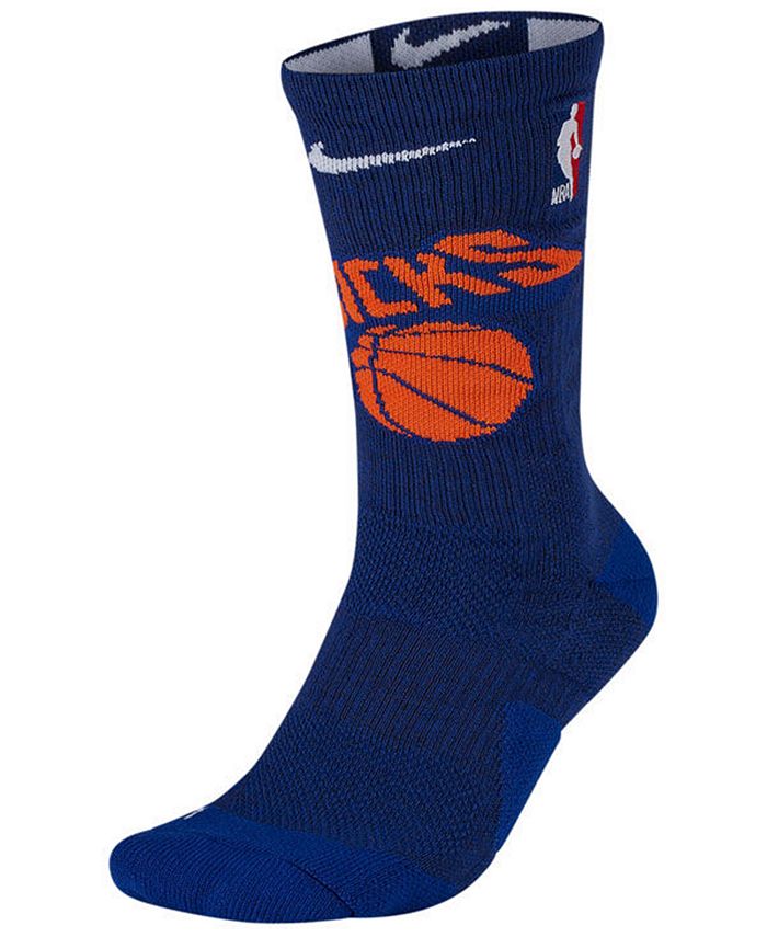 Nike Men's New York Knicks Elite Team Crew Socks - Macy's