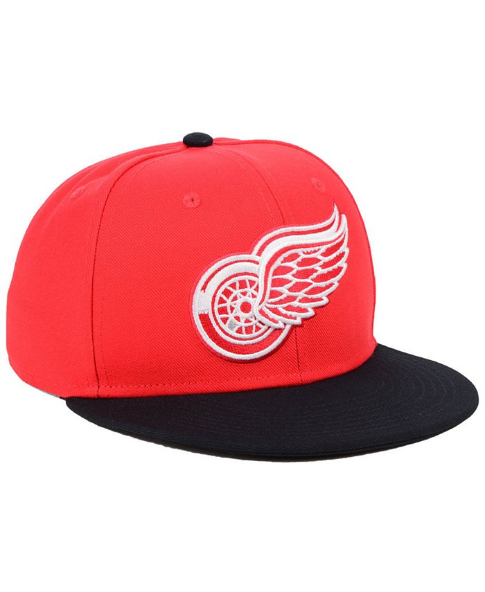 Fanatics Authentic NHL Headwear Detroit Red Wings Basic Fan Fitted Cap ...