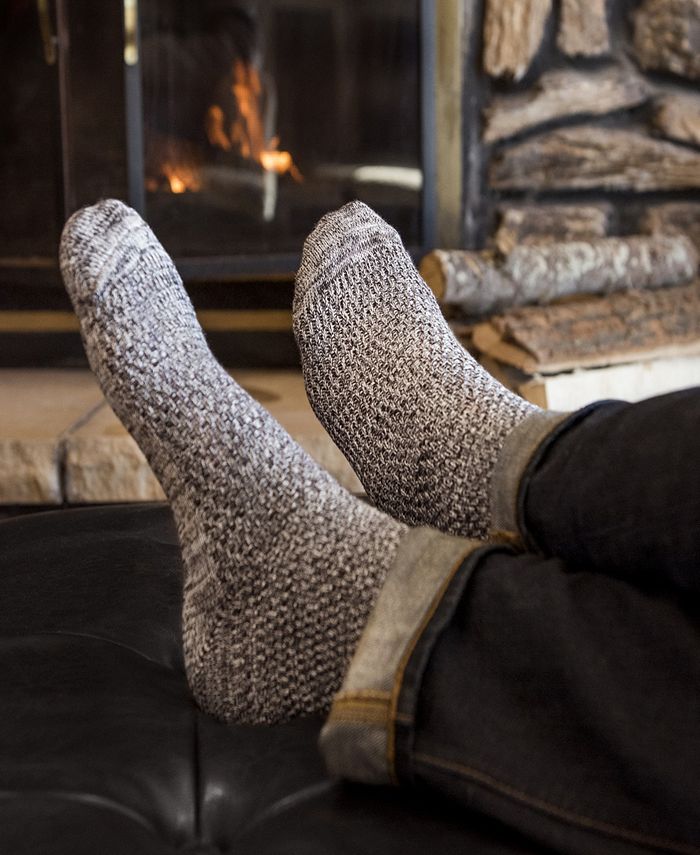 Muk Luks Men's Microfiber 3 Pair Marl Sock Pack - Macy's