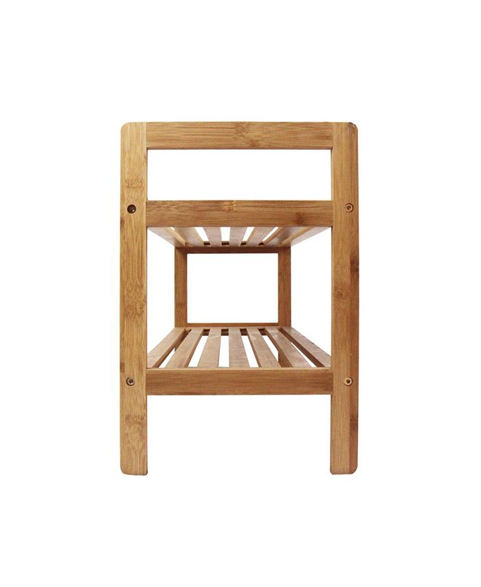 Oceanstar 2-Tier Bamboo Shoe Rack - Macy's