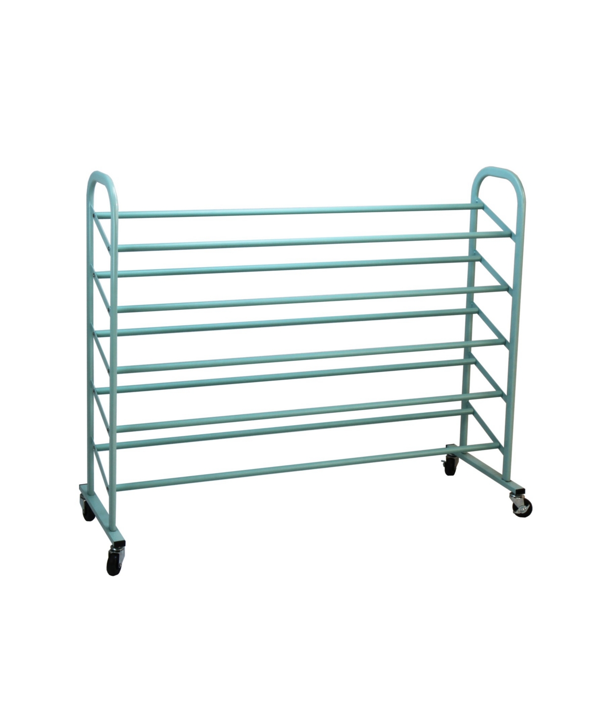 Click here for Oceanstar 5-Tier Metal Shoe Rack - Turquoise prices