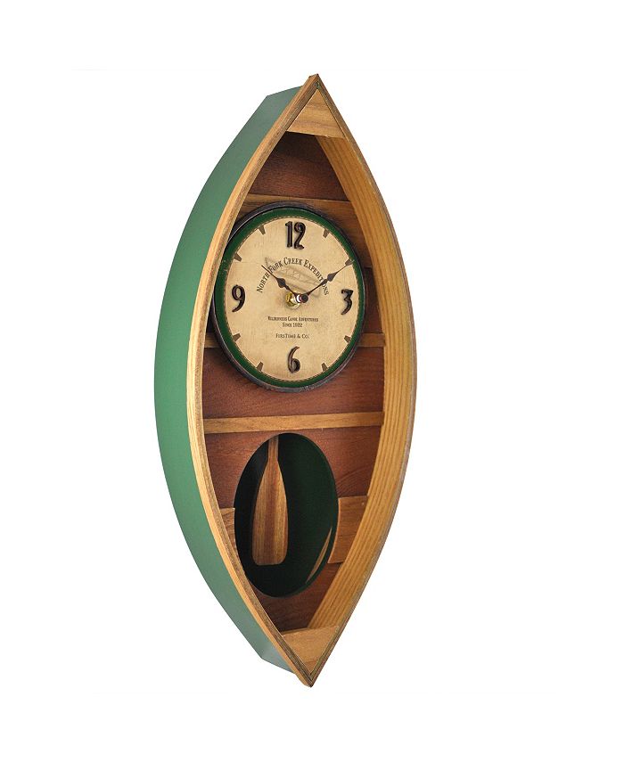 FIRSTIME & CO Wood Canoe Clock - Macy's