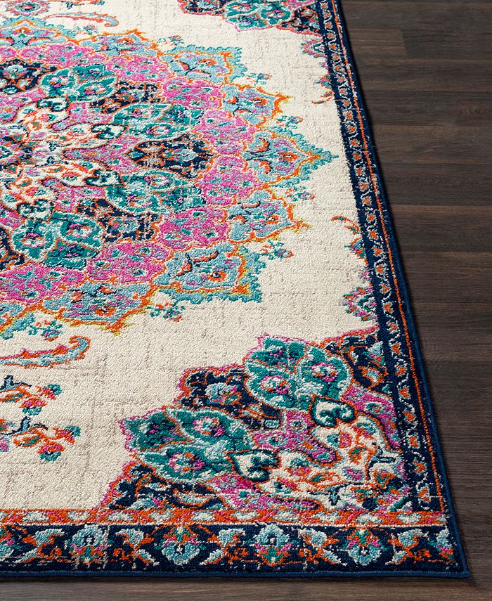 Abbie & Allie Rugs Paramount PAR-1112 Fuschia 18" Area Rug Swatch - Macy's