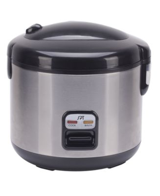 SPT 10-Cups Rice Cooker with Stainless Body - Macy's