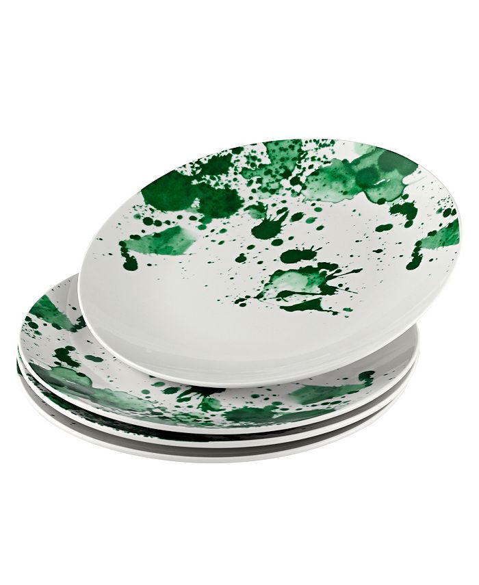 Over and Back Splash Dinner Plates - Macy's