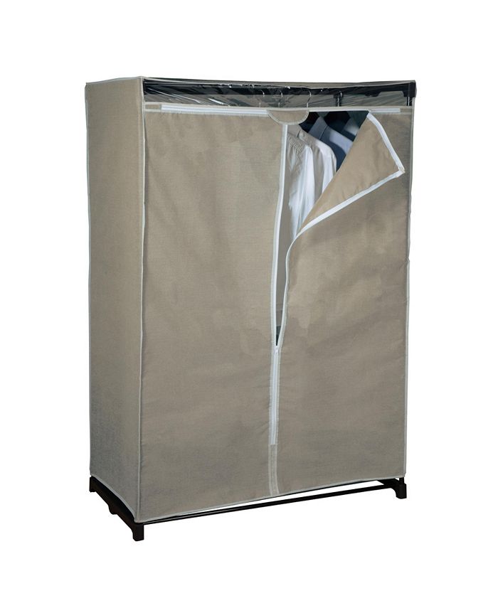 Simplify 36" Wide Portable Closet in Beige - Macy's