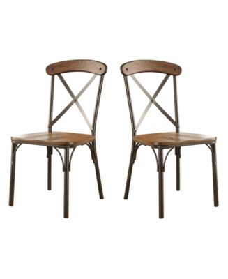 Wagner Elm Side Chairs (Set of 2) - Macy's