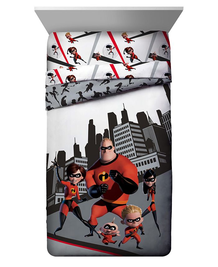 Disney The Incredibles Racing Twin Comforter - Macy's