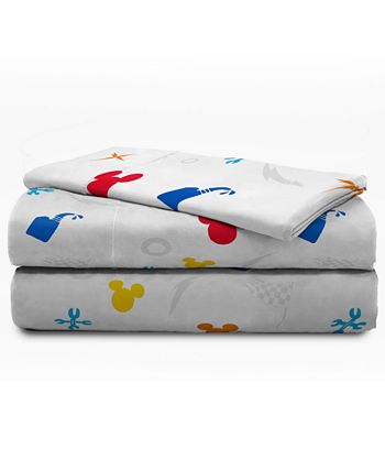 Disney Mickey Mouse 3-Pc. Twin Sheet Set - Macy's