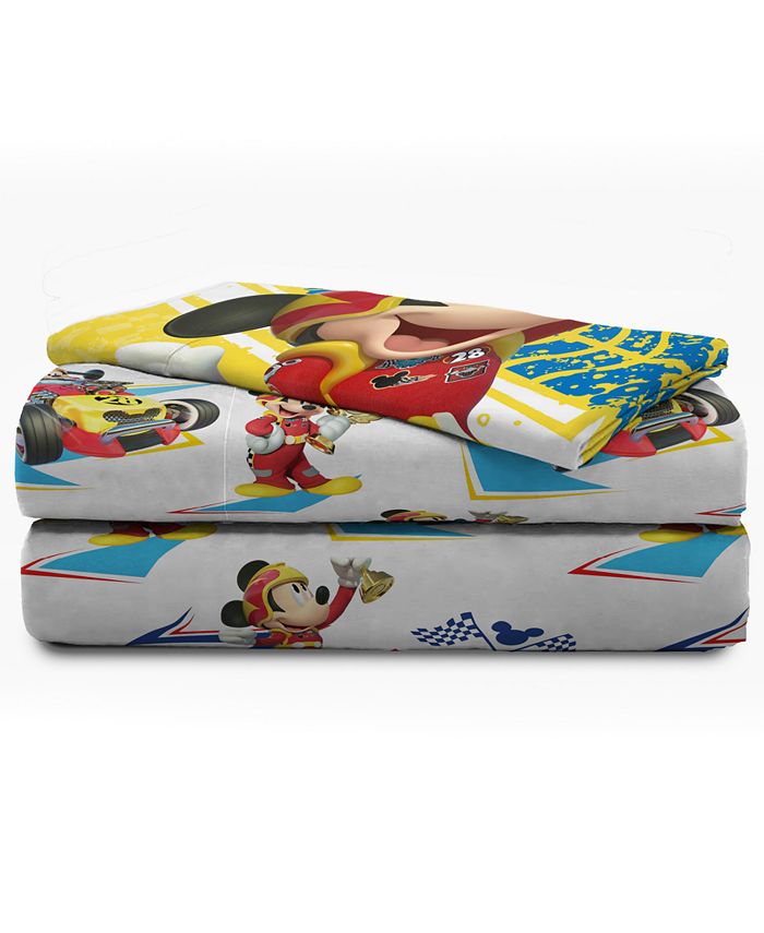 Disney Mickey Mouse 3 Piece Twin Sheet Set - Macy's