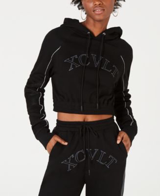 TENZ CVLT Cropped Logo Hoodie - Macy's