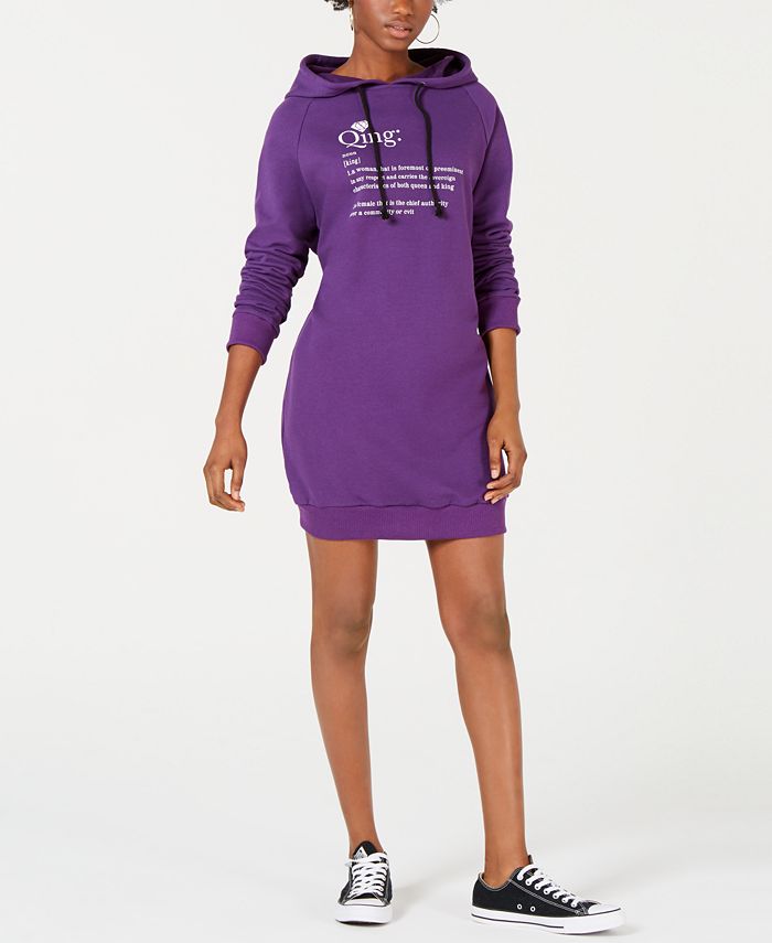 TENZ CVLT Qing Open-Back Hoodie Dress - Macy's