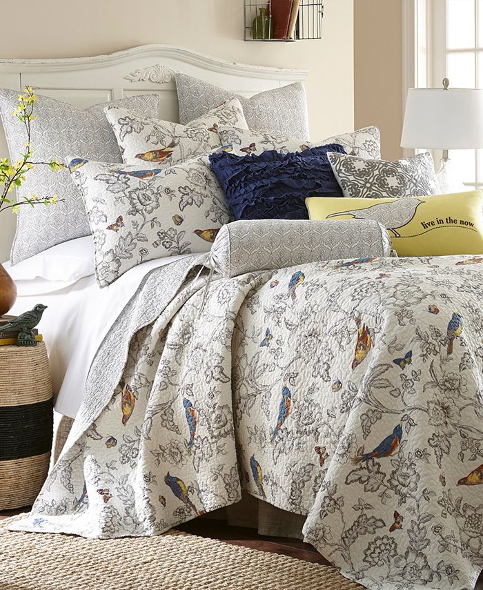 Levtex Mockingbird 2-Pc. Quilt Set, Full/Queen - Macy's