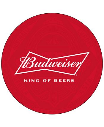 Trademark Global Budweiser Swivel Bar Stool with Back - Bow Tie - Macy's
