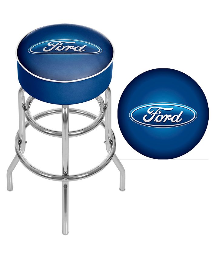 Trademark Global Ford Padded Swivel Bar Stool - Vintage 1903 Ford Motor ...