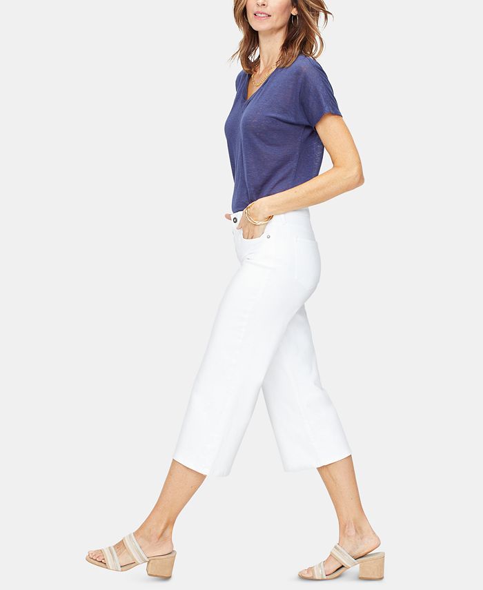 NYDJ Wide-Leg Capri Jeans - Macy's