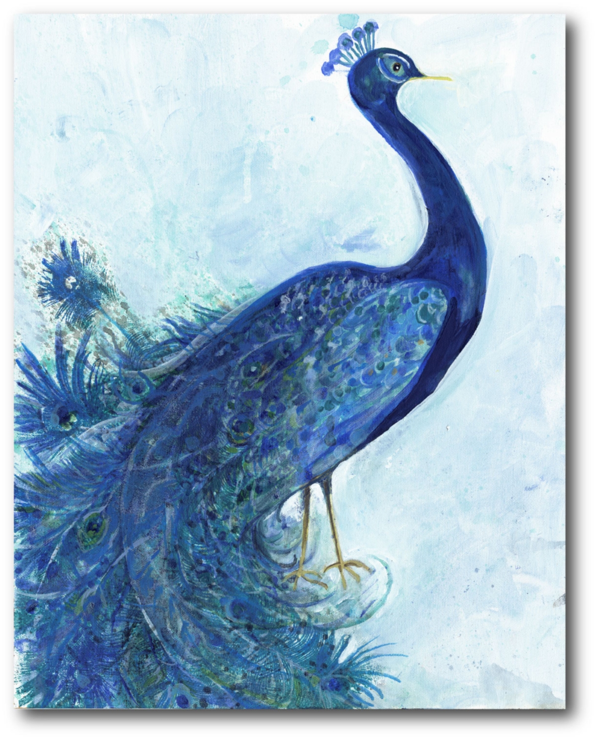 Click here for Courtside Market The Blue Peacock Gallery-Wrapped... prices