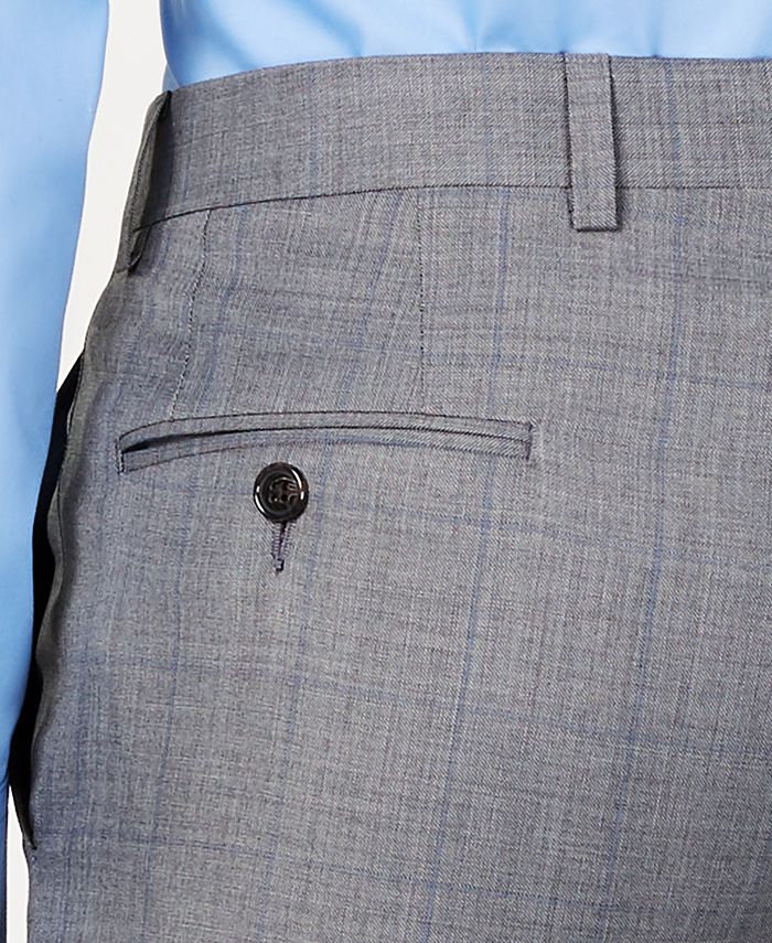 Lauren Ralph Lauren Men's Classic-Fit UltraFlex Stretch Gray/Blue ...