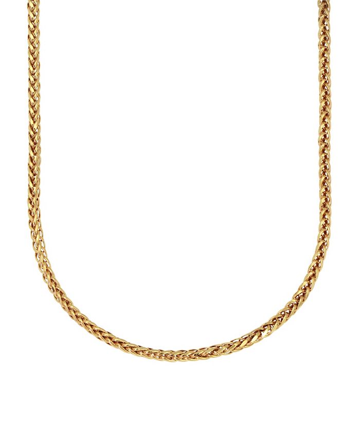 Macy's Chevron Link 18" Chain Necklace (1.6mm) in 18k Gold - Macy's