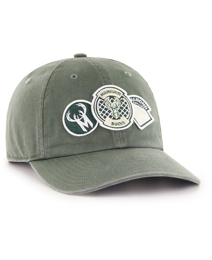 '47 Brand Milwaukee Bucks Diamond Patch CLEAN UP MF Cap - Macy's