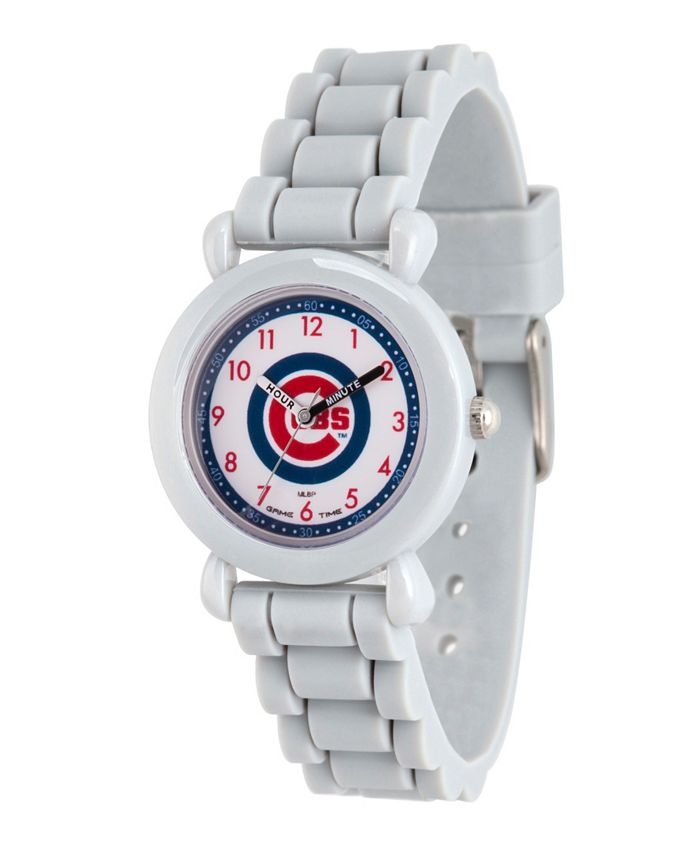 ewatchfactory Gametime MLB Chicago Cubs Kids' Gray Plastic Time Teacher ...