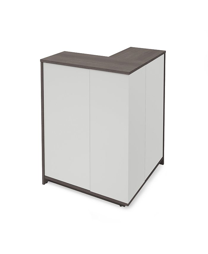 Bestar Small Space Outer Corner Storage Unit - Macy's