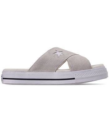 Converse Women's One Star Slip Athletic Slide Sandals from Finish Line ...