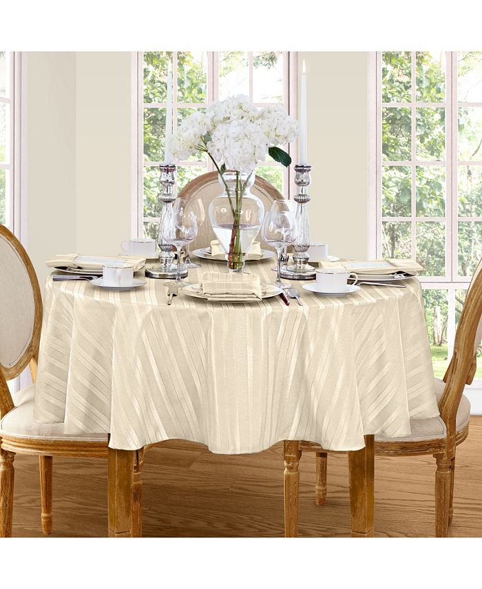 Elrene Denley Stripe 60" x102" Tablecloth - Macy's