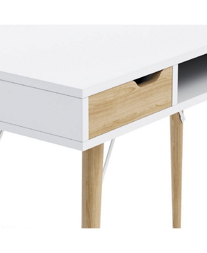 Jamesdar Blythe 2-Drawer Console Table and Writing Desk - Macy's