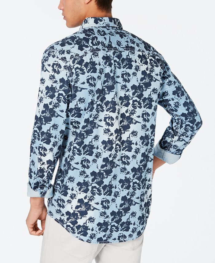 INC International Concepts INC Men's Floral Graphic Shirt, Created for ...
