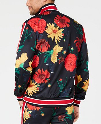 Reason Men's Floral Panther Track Jacket - Macy's