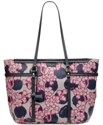 Radley London Blossom Spot Zip Top Tote - Macy's