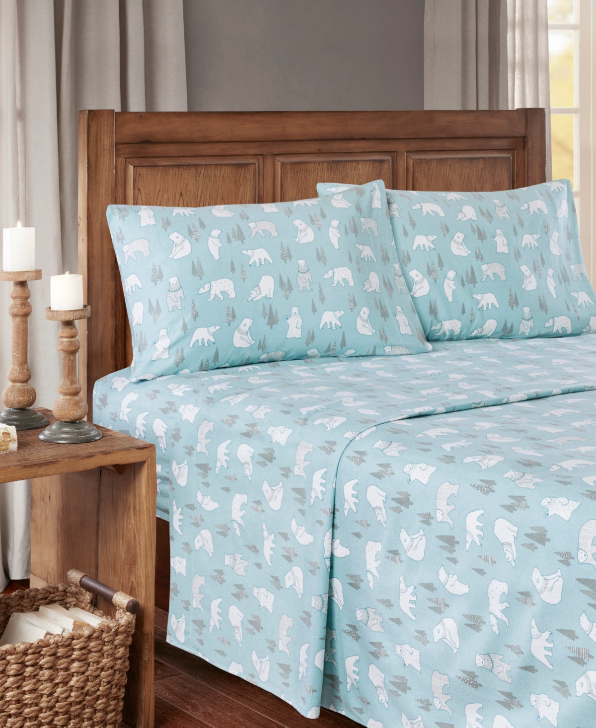 Click here for Madison Park Novelty Printed Cotton Flannel 4-Pc.... prices