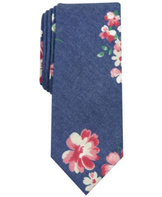 Bar III Men's Floral Tie, Created for Macy's - Macy's
