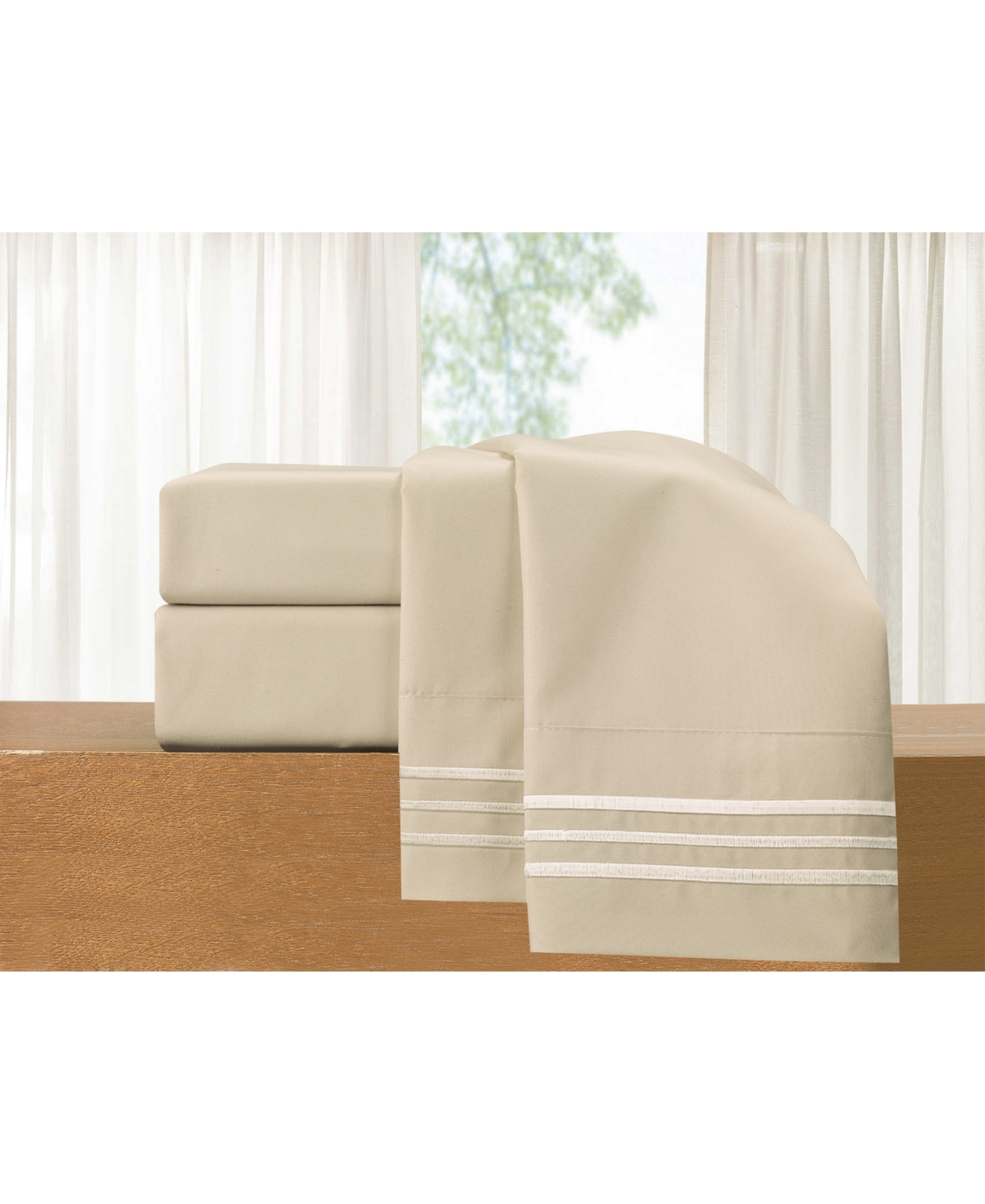 Click here for Elegant Comfort Luxury Soft Solid 4-Pc. Sheet Set... prices