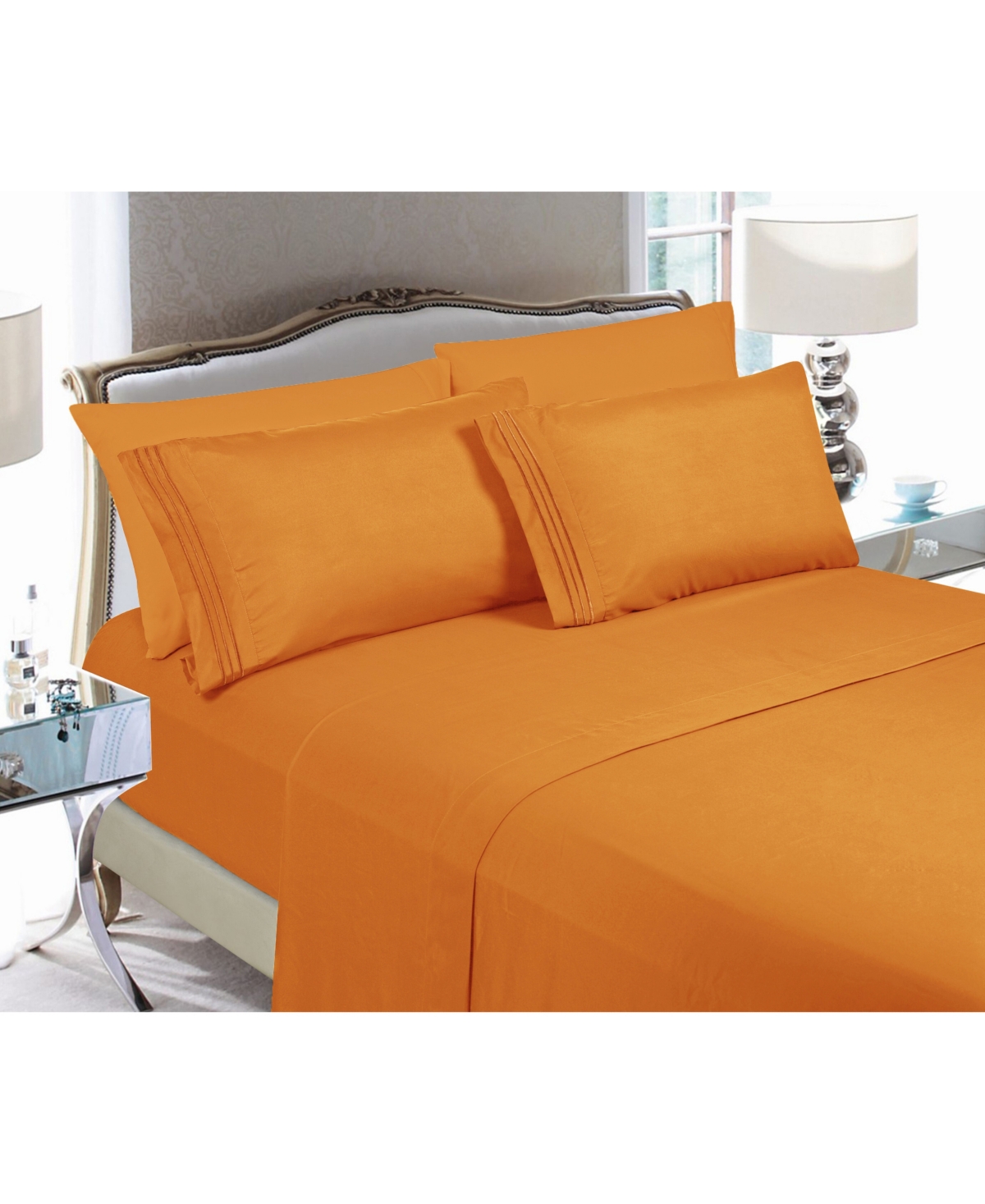 Click here for Elegant Comfort Luxury Soft Solid 4-Pc. Sheet Set... prices