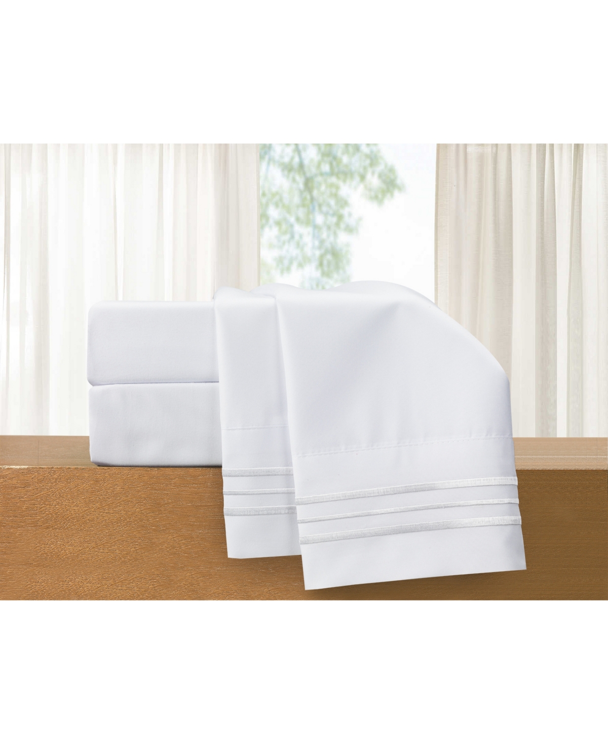 Click here for Elegant Comfort Luxury Soft Solid 4-Pc. Sheet Set... prices