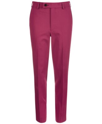 Lauren Ralph Lauren Big Boys Classic-Fit Stretch Mulberry Dress Pants ...