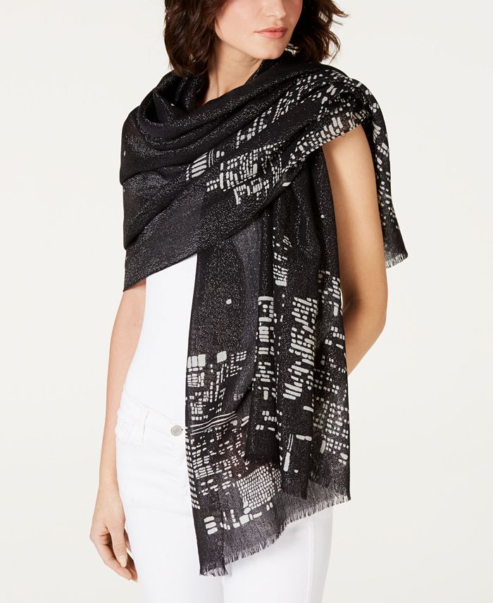 kate spade new york Skyline Oblong Scarf - Macy's