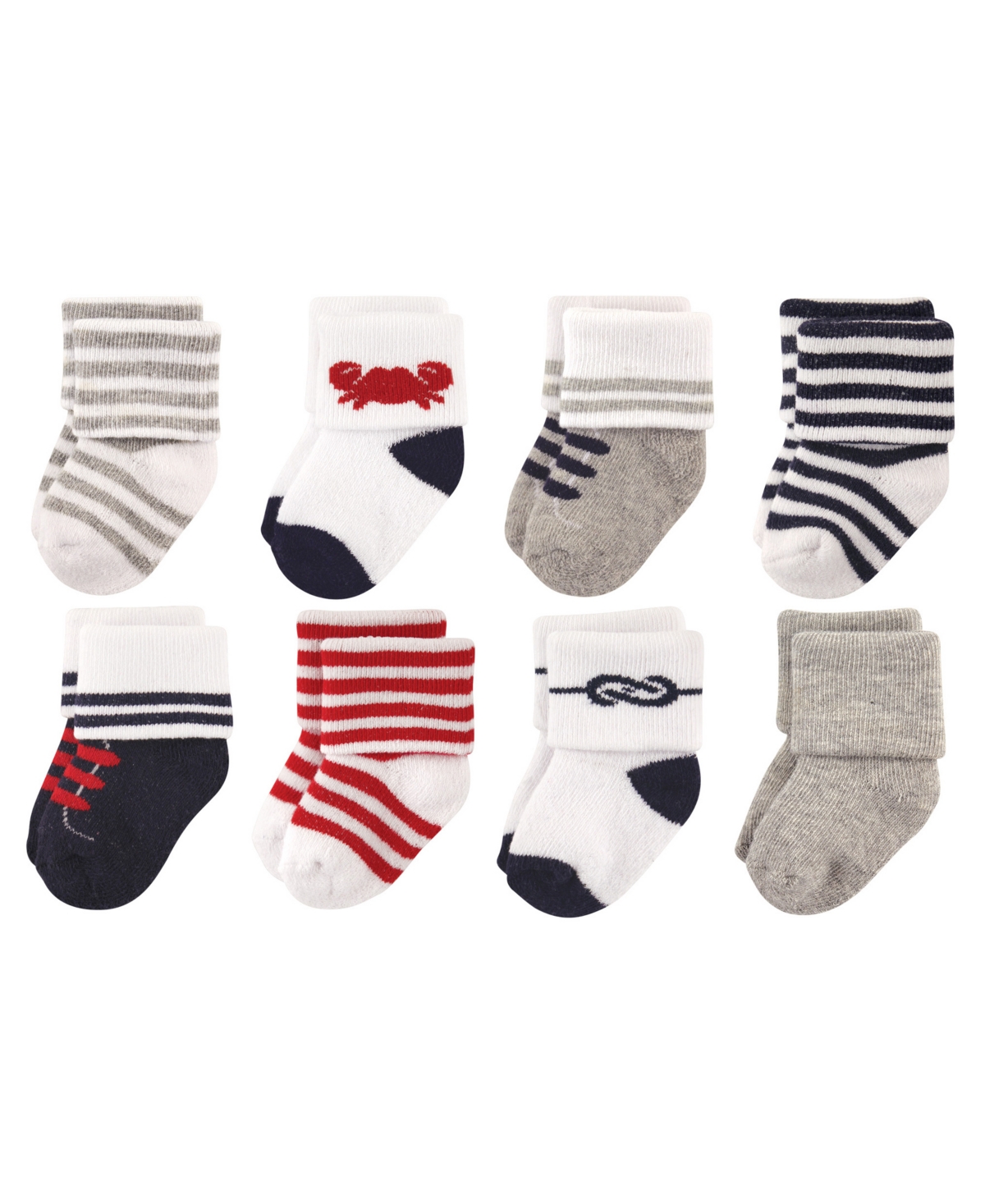 Click here for Luvable Friends Baby Boys Soft Terry Knit Booties... prices