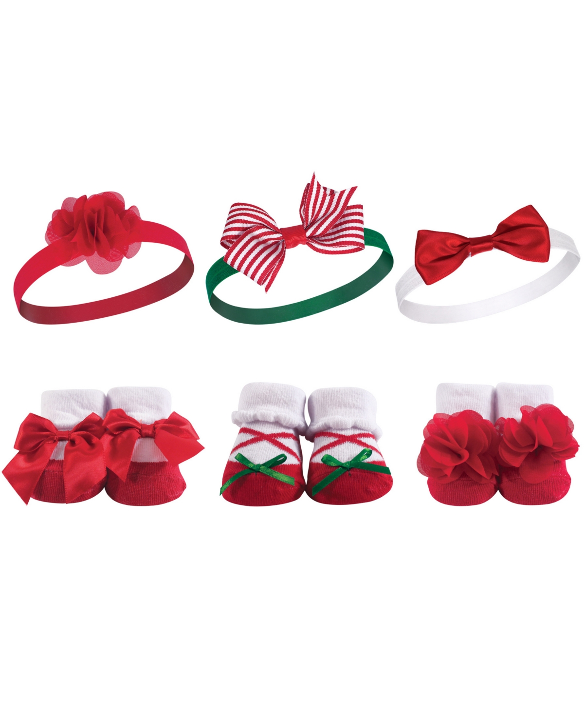 Click here for Hudson Baby Baby Girls Delightful Duo Gift Headban... prices