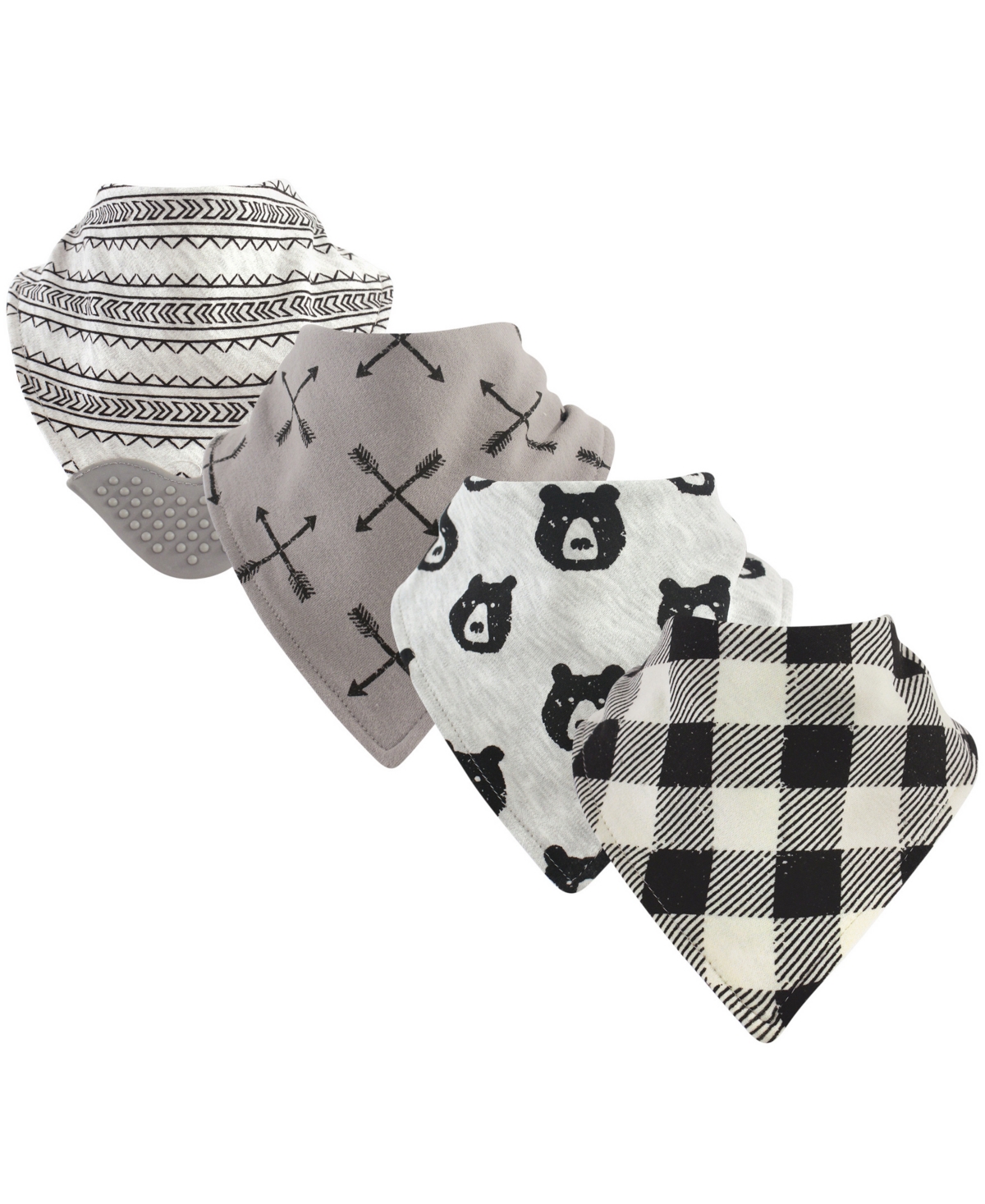 Click here for Yoga Sprout Bandana Bibs with Teether  4-Pack  One... prices
