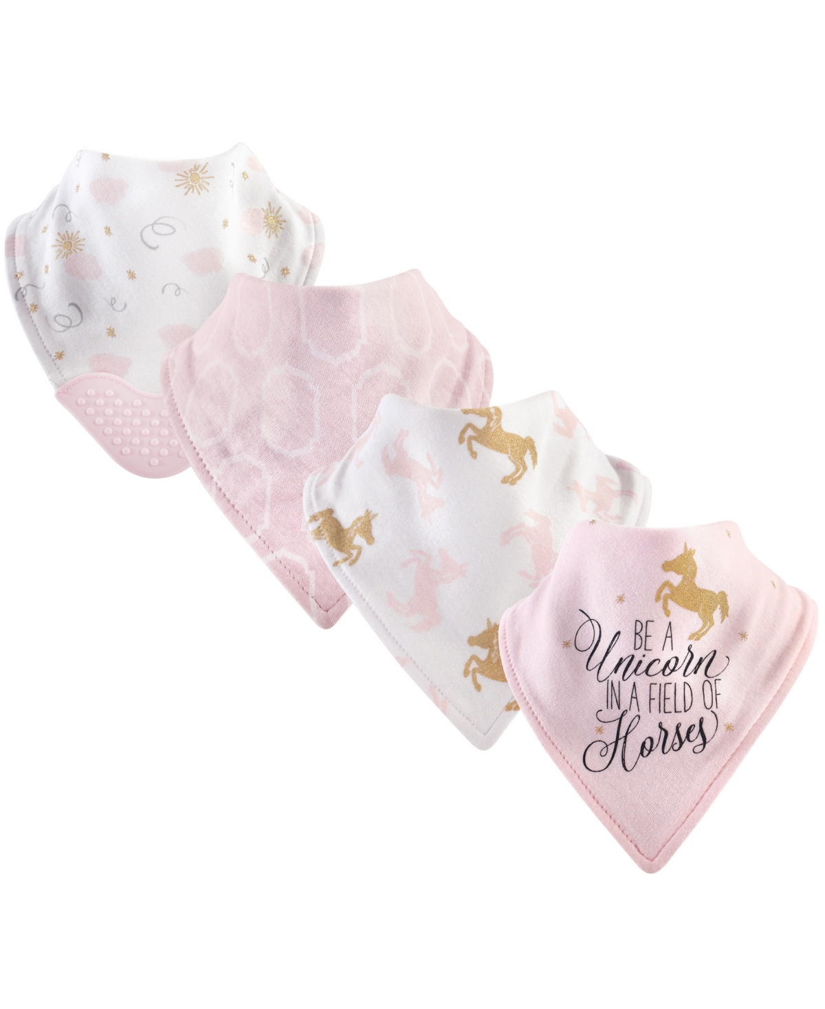 Click here for Yoga Sprout Bandana Bibs with Teether  4-Pack  One... prices